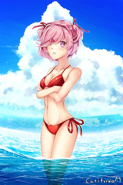 Natsuki Is Now Angry At You By Catifornia Hentai Foundry