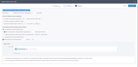 How To Configure Overtime Policy