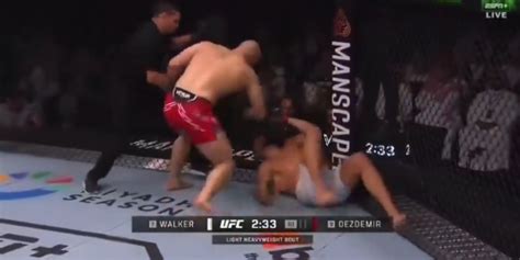 El brutal KO de Volkan Oezdemir que desconectó por completo a Johnny Walker