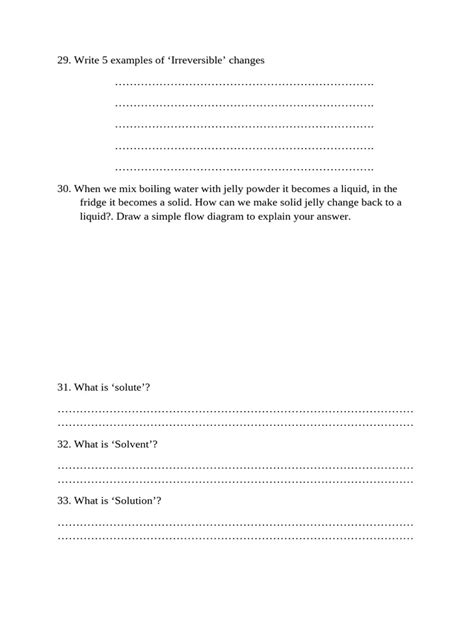 Revision Part 2 Grade 6 Science Unit 2 Pdf