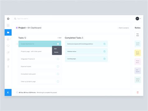 Project Detail Screen By Goutham Rajan On Dribbble