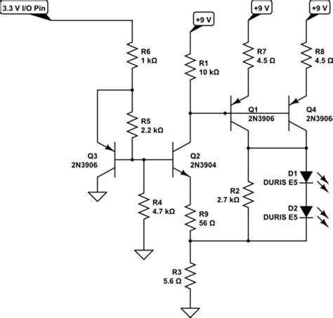 transistors how convert a 3 3v pwm signal to a 5v pwm signal