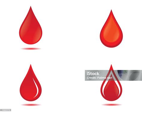 Desain Ilustrasi Ikon Vektor Darah Ilustrasi Stok Unduh Gambar