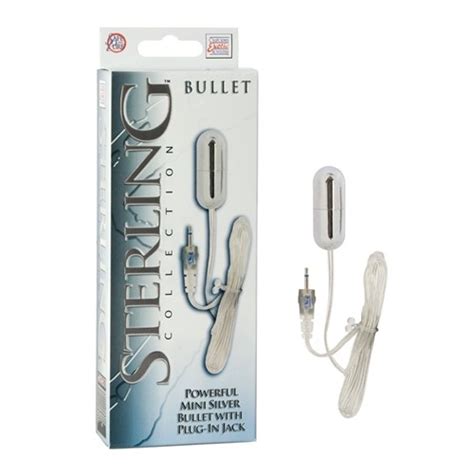Our Pleasure Bullet And Egg Vibrators Sterling Bullet Mini Silver