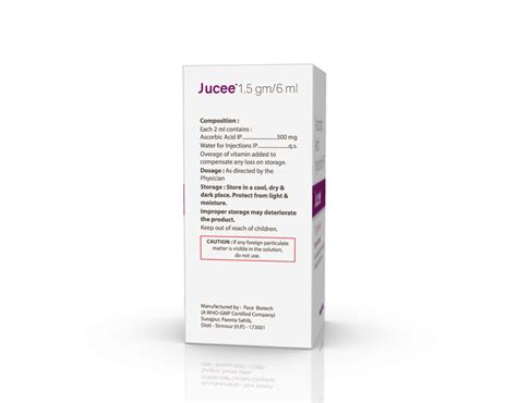 Jucee 15 Gm Injection Suppliers In India Innovative Pharma