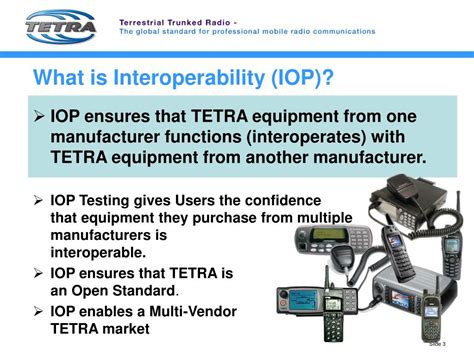 Ppt Tetra Interoperability Iop Powerpoint Presentation Free Download Id291932