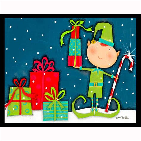 Candy Cane Elf Night Light Designs