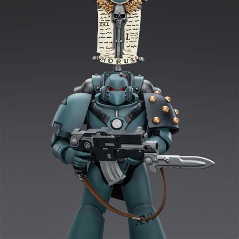 Joytoy 1 18 Jt9480 워해머 호루스 헤러시 호루스의 아들 Mkvi 택티컬 스쿼드 리져너리 With 레기온 벡실라
