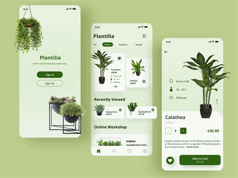 Plant Shop Mobile App Ui Artofit