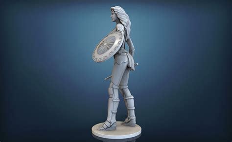 Wonder Woman 3d Druckmodell Stl
