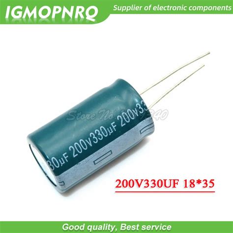 5PCS 200v330uf 330uf220v 18*35MM elektrolytkondensator 200v 330uf 18x35 ...