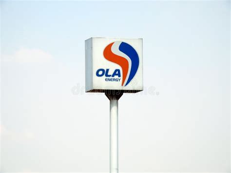 OLA Energy Gas And Oil Station Previously Oilibya Gas Station With A Blue Cloudy Sky A Petrol