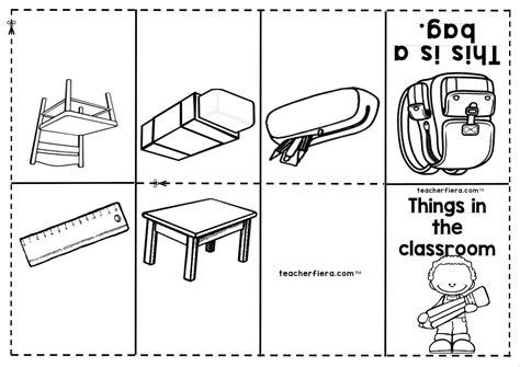 Year 1 2019 Unit 1 Things In The Classroom Mini Book