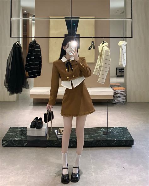 화이트셔츠숏자켓 미니스커트 투피스