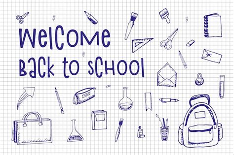 Premium Vector Seamless Pattern Outline Style History Science Icons