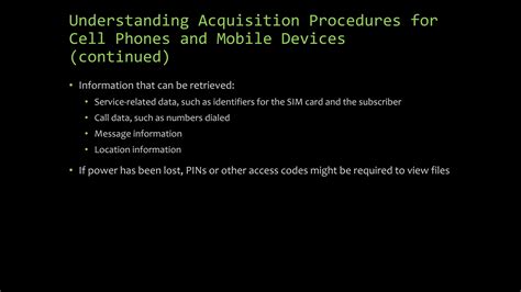 Mobile Forensics And Investigation Android Forensics Pptx Operating