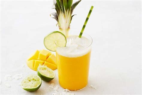 Mango Pine Lime Slushies