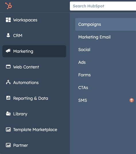 Try The New Navigation Menu On Hubspot Bbd Boom Hubspot Elite
