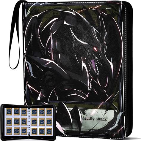 KarlyPro Carpeta de tarjetas coleccionables para YUGIOH Tarjetas álbum