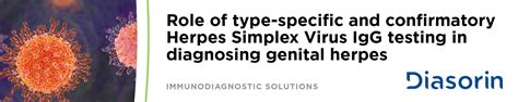 Role Of Type Specific And Confirmatory Herpes Simplex Virus Igg Testing