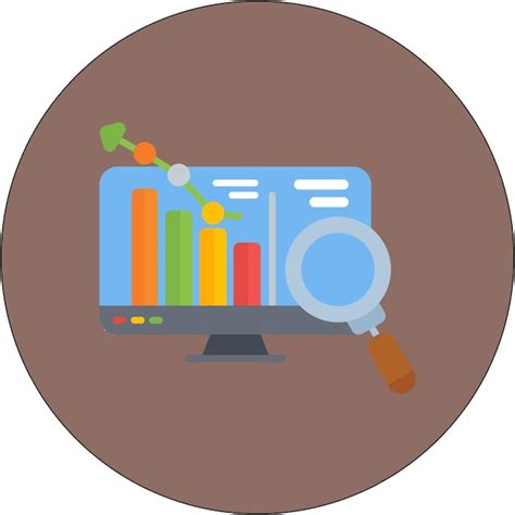 Premium Vector Online Statistics Vector Illustration Style