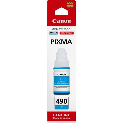 Buy Canon Gi 490c Ink Cartridge Cyan Online Aed38 From Bayzon