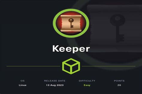 Keeper Hackthebox Walkthrough Pentestguy