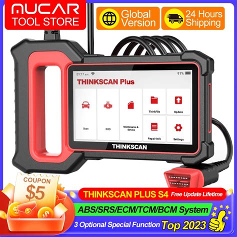 Thinkscan Art S4 Obd2 Taray C ABS SRS ECM TCM BCM Sistemi Ile 3 Resets