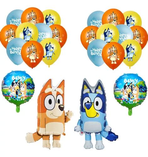 Bluey Globos Kit Fiesta De Cumpleaños Decoración Cuotas sin interés