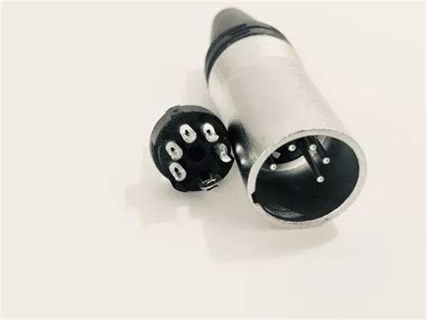 Conector Xlr 5 Pinos Macho De Linha 5 Polos Starcable