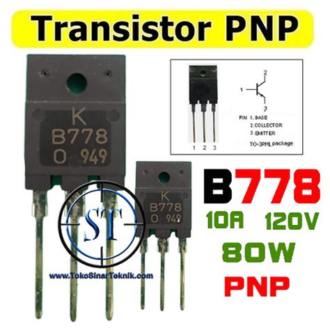 Jual Sb 778 Sb778 B778 B 778 Transistor Pnp Kota Serang