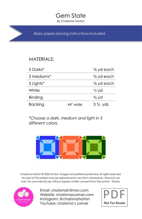 digital pattern gem state