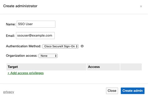 Cisco Securex Sign On Integration Cisco Meraki Documentation