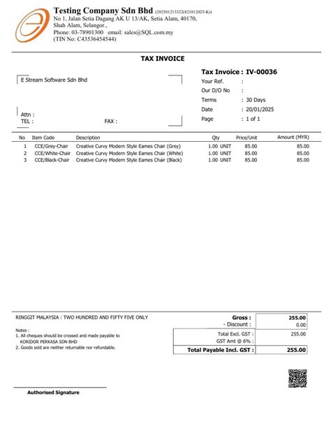 Basic Tax Invoice Template Free Microsoft Word Invoice Template 100