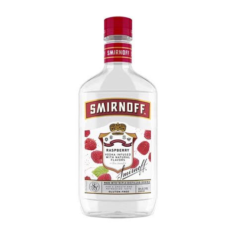 Smirnoff Raspberry Vodka 375m Irondequoit Liquor