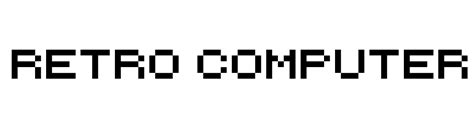 Retro Computer Font