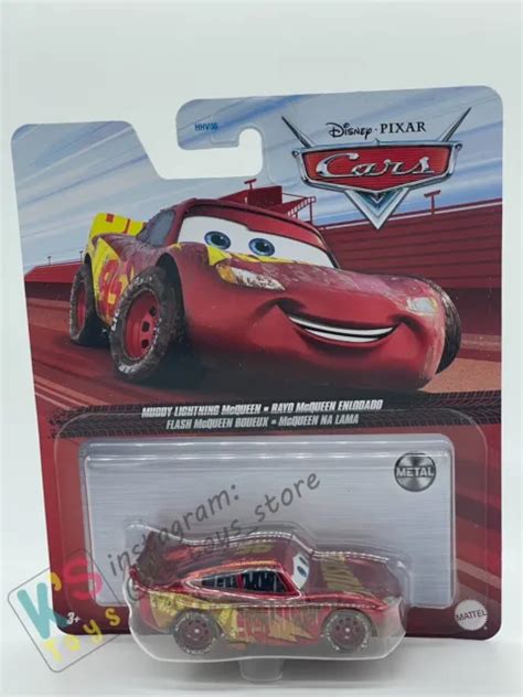 Disney Pixar Cars Muddy Rusteze Lightning Mcqueen Unopened Pack Eur