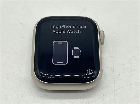 Apple Watch Series 7 A2473 MKMY3LL/A 41mm 32GB 9.6.3 GPS Only Starlight ...