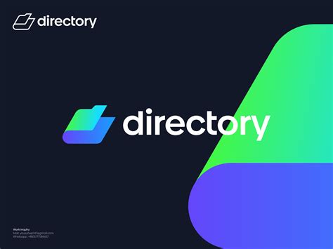 Modern Gradient Logo Design For Professional Data Storage