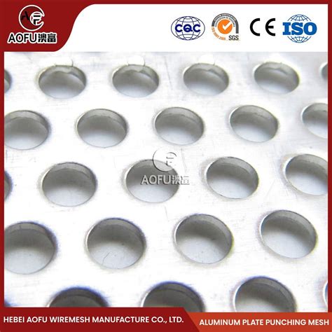 Aofu Wiremesh Anti Skid Perforated Metal Mesh Manufacturers Galvanized