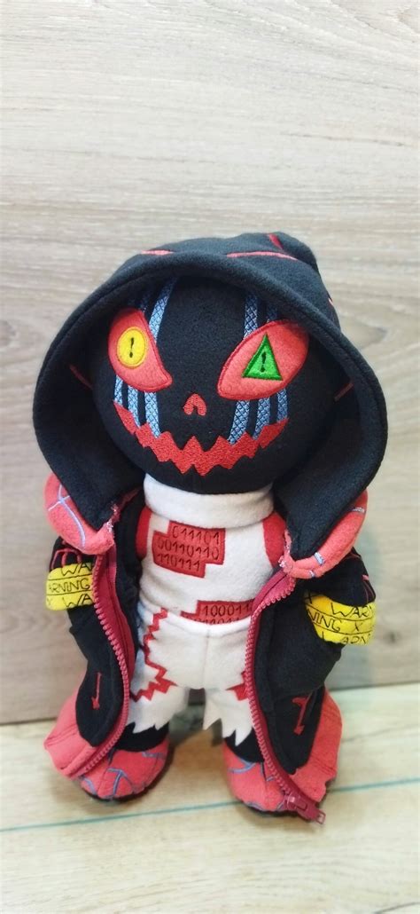 Undertale Virus 404 Sans Large Plush Toy Size 14 Inch Etsy