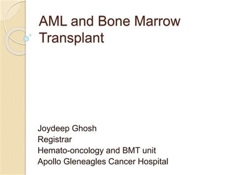 Bone Marrow Transplant Ppt