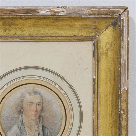Early 19th Century French Portrait Drawing Of A Young Man At 1stdibs