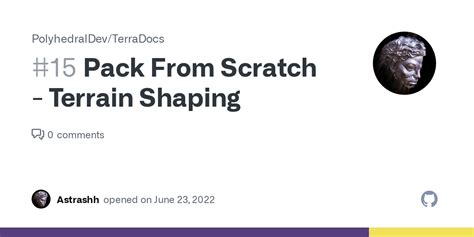 Pack From Scratch Terrain Shaping Issue Polyhedraldev