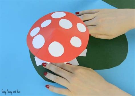 Paper Mushroom Craft Easy Peasy And Fun