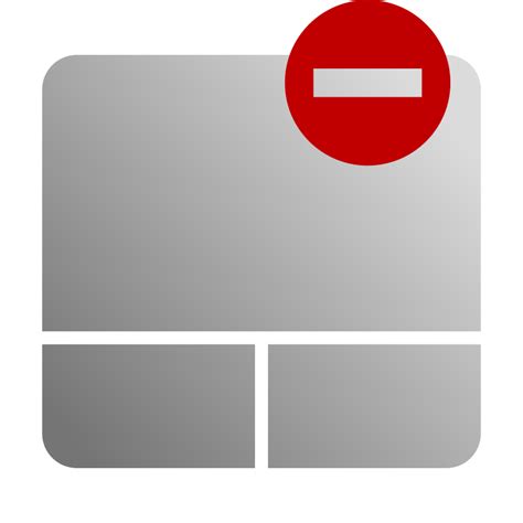 Touchpad Disable Icon Openclipart