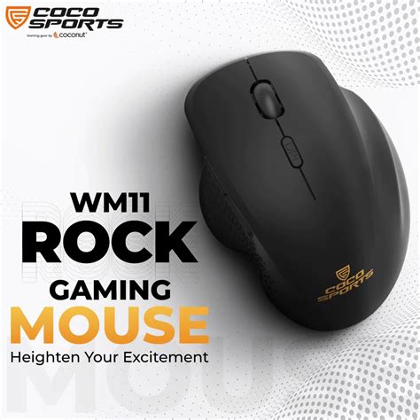 COCOSPORTS WM ROCK Ergonomic Wireless Mouse C LIBZ IT EDUCATION
