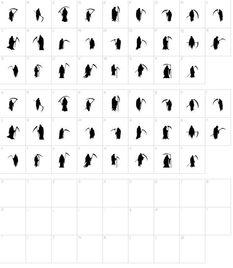 Grim Reaper La Parca Font Download