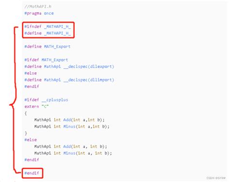 宏学习记录001 —— Ifndef、declspecdllexport、extern “c“extern C