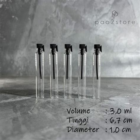 Jual Termurah Ukuran 3 Ml Botol Kaca Tester Botol Sample Parfum Botol